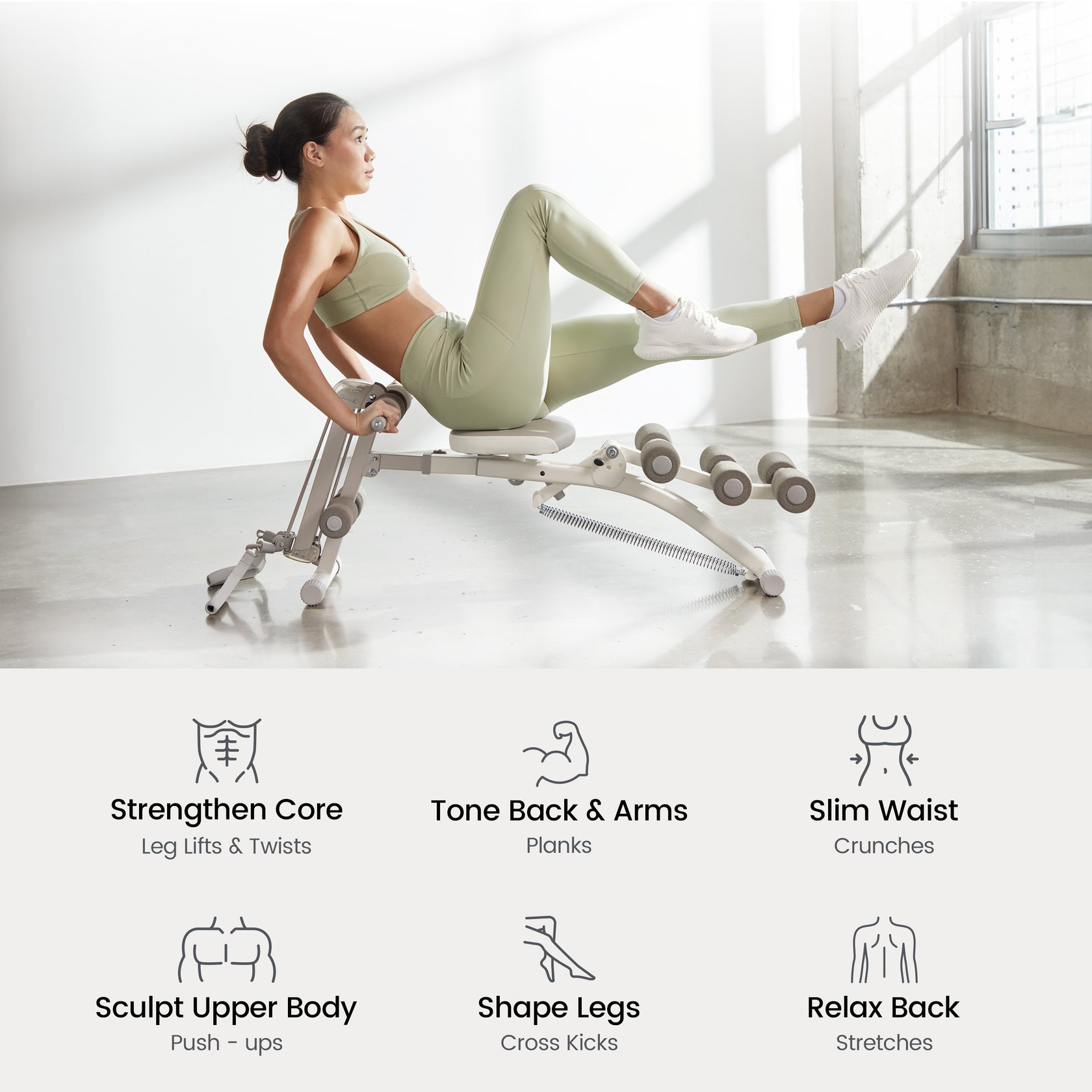 Wonder Core 2 Total Gym Machine, Ab Workout Equipment